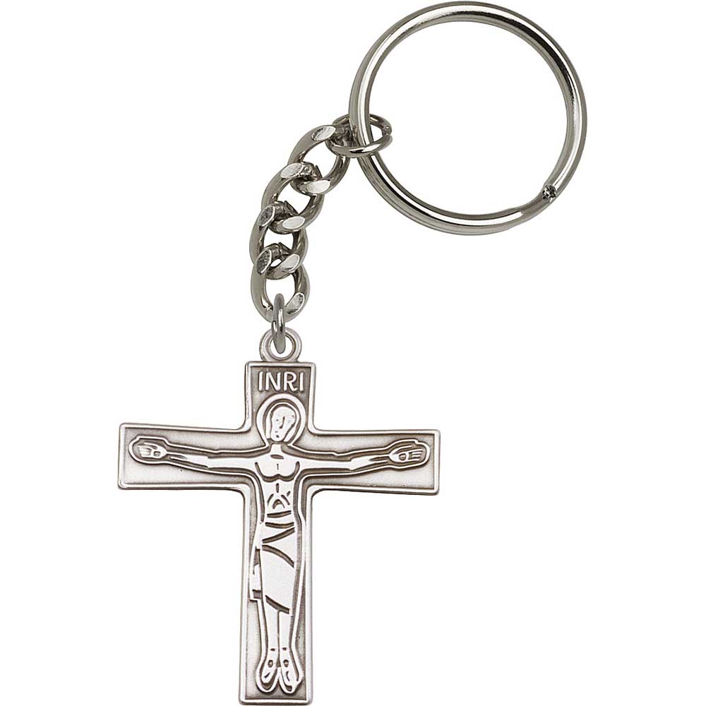 Antique Silver Cursillo Keychain - 5579 – Crosses & Medals