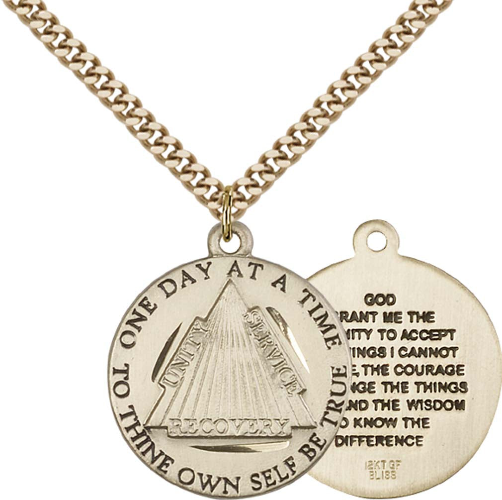 Gold Filled Recovery Pendant - 6086GF – Crosses & Medals