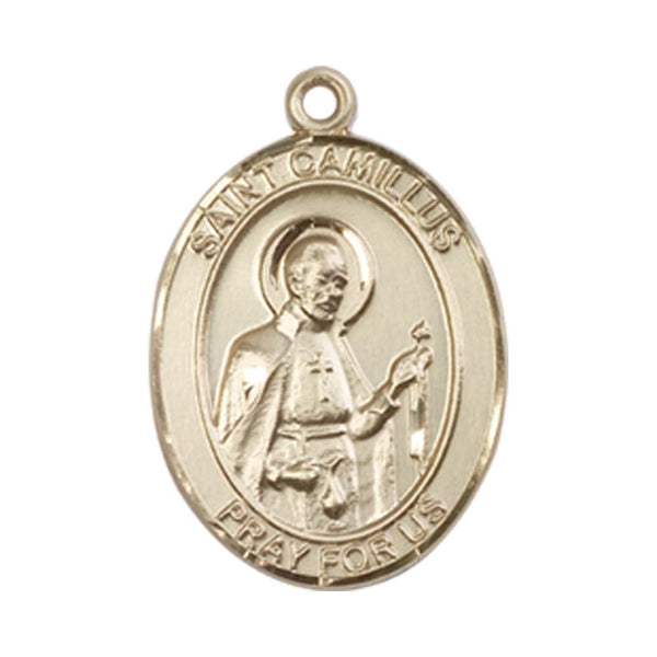 14kt Gold St. Camillus of Lellis Medal - Medium – Crosses & Medals