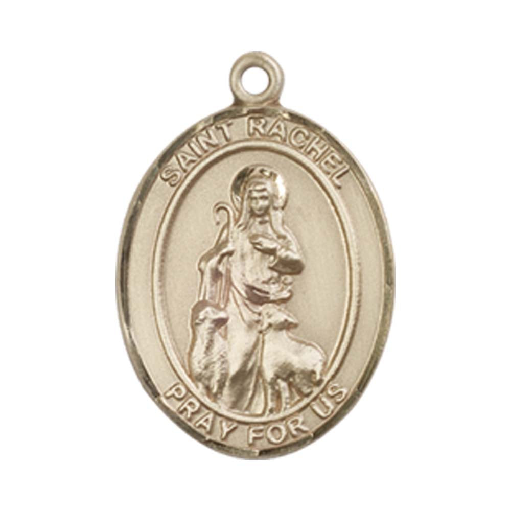 14kt Gold St. Rachel Medal - Medium – Crosses & Medals