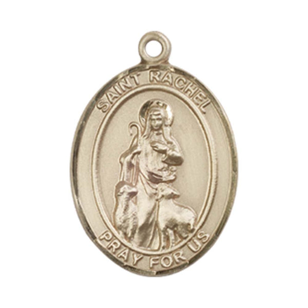 14kt Gold St. Rachel Medal - Medium – Crosses & Medals