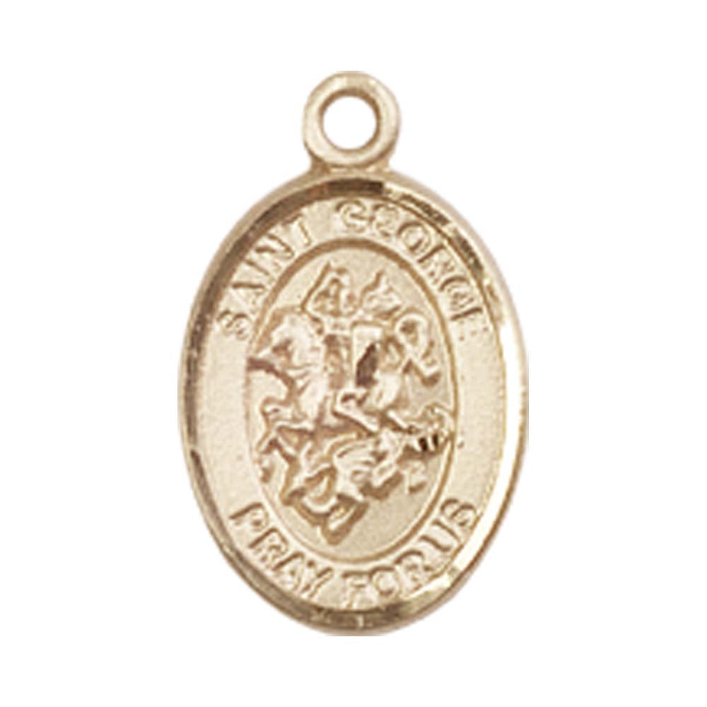 14kt Gold St. George Medal - Small – Crosses & Medals