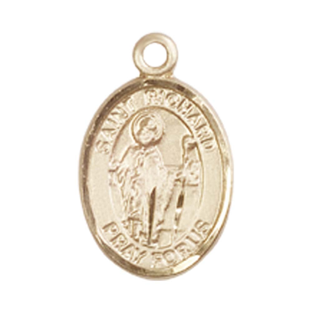 14kt Gold St. Richard Medal - Small – Crosses & Medals
